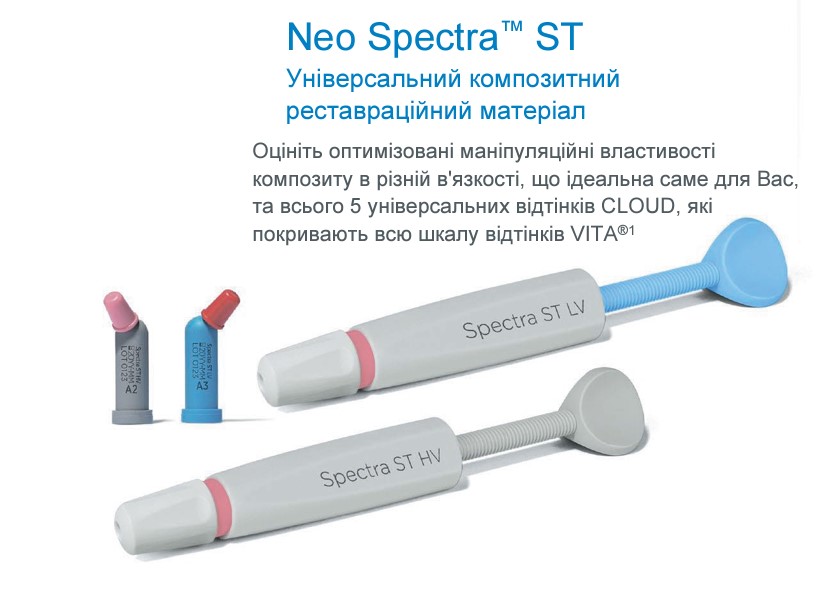 Neo Spectra ST Flow, 2 шприца по 1,8 г (Dentsply) Универсальный ...